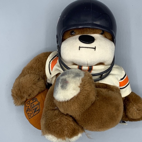 NFL | Toys | Vtg 983 Nfl Huddles Chicago Bears Plush Bear 7 | Poshmark